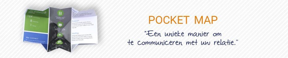 Pocket Map: uniek full colour bedrukt promotiemateriaal | LocoMail
